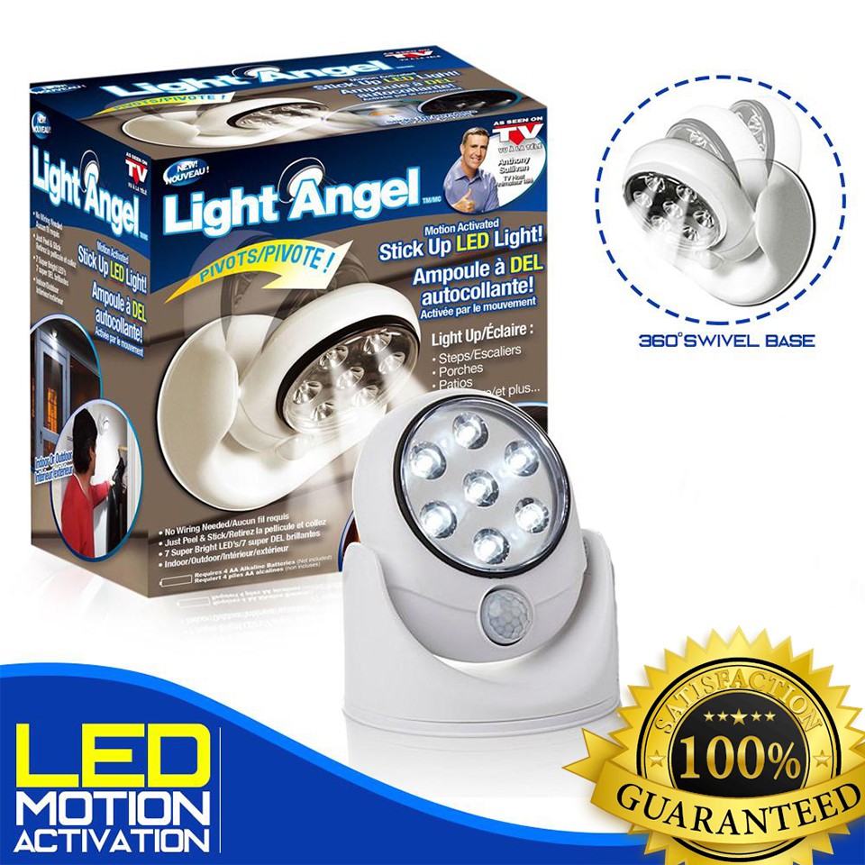 โคมไฟ LED Light Angel Motion Sensor พร้อมเซนเซอร์ตรวจจับความเคลื่อนไหว ...