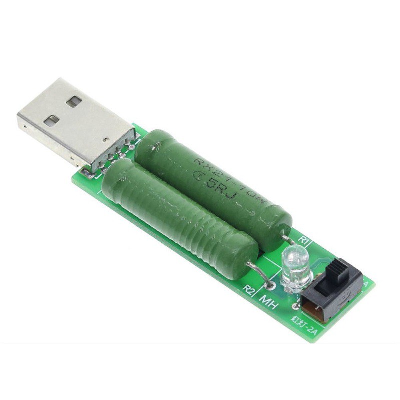 USB Dummy Resistor ทดสอบโหลด Load Test 1A/2A Constant Discharge โมดูล ...