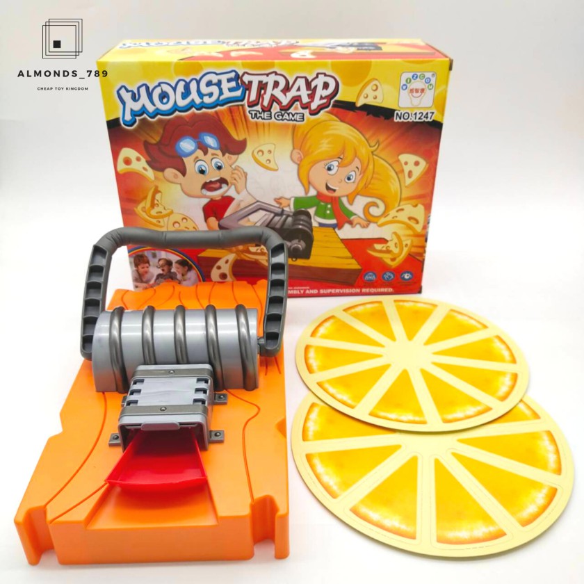 เกมส์กับดักเนย MOUSE TRAP THE GAME ของเล่นทดสอบความมือเบา เกมส์ครอบครัว ...