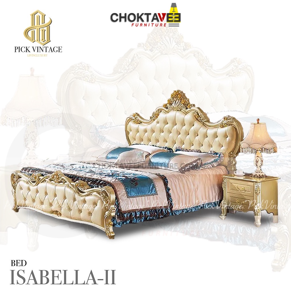 ** ส่งฟรี ** เตียงเจ้าหญิง เตียงวินเทจ เตียงหลุยส์ Gold-Series รุ่น TOB ...