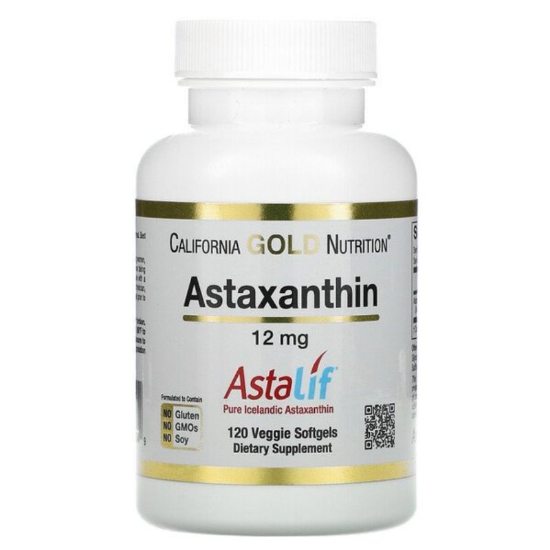 California Gold Nutrition, Astaxanthin, AstaLif Pure Icelandic, 12 mg ...