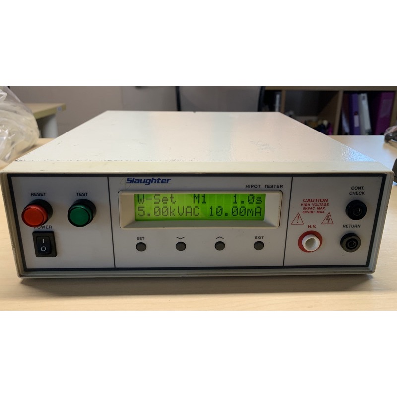 Hipot Tester Slaughter model:2965 | Shopee Thailand