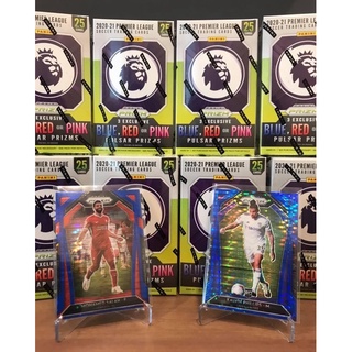 การ์ดสะสมฟุตบอล 2020-21 Panini Prizm Premier League Soccer Cereal Box ...