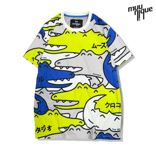 MUUNIQUE JP.T-shirt เสื้อยืด รุ่น New Crocodile (ลายจระเข้) | Shopee ...