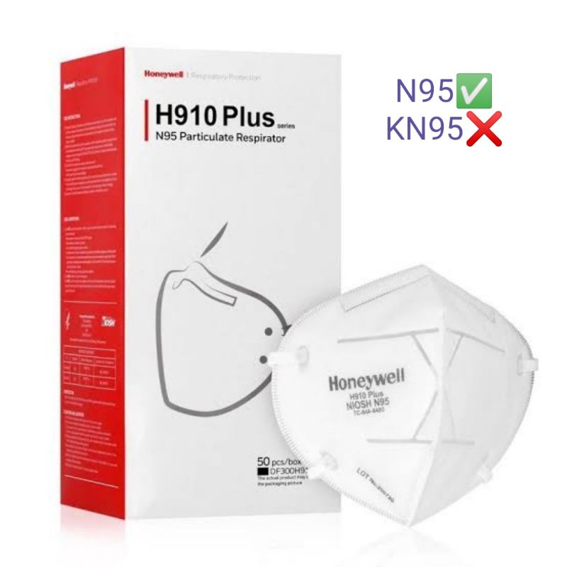 [พร้อมส่ง] หน้ากากN95 Honeywell H910 Plus 50ชิ้น/กล่อง | Shopee Thailand