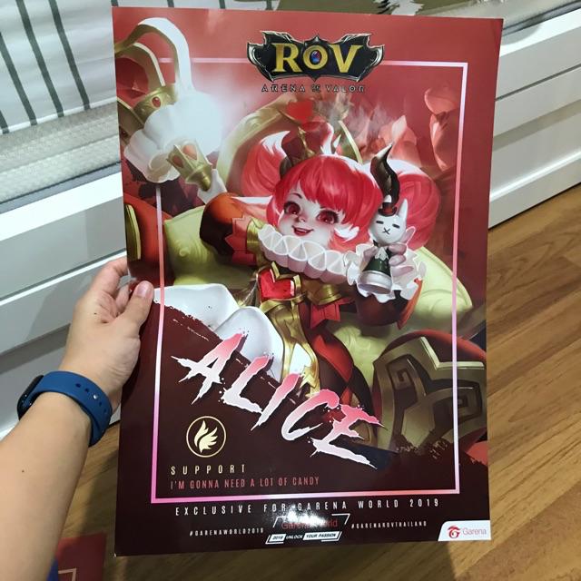 [Limited!!!] Poster ROV โปสเตอร์เกม garena ของแท้!l มีจำนวนจำกัด ...