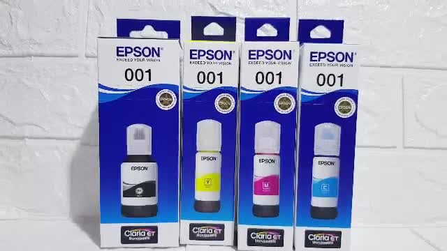 หมึก epson 001 หมึกแท้100% รุ่น L4100 L4200 L6100 L6200 L14100 series ...