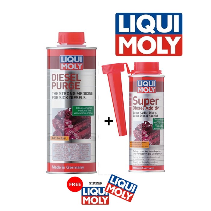 Liqui moly : Diesel Purge 500 ml. + Super Diesel Additive 250 ml. เชตล้างหัวฉีดเครื่องยนต์ดีเซล ...