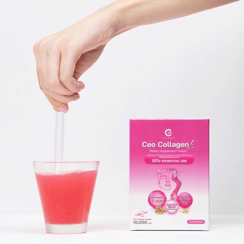 CEO COLLAGEN H Fish Collagen Peptide 10,000mg [20g x 10 Sachets ...