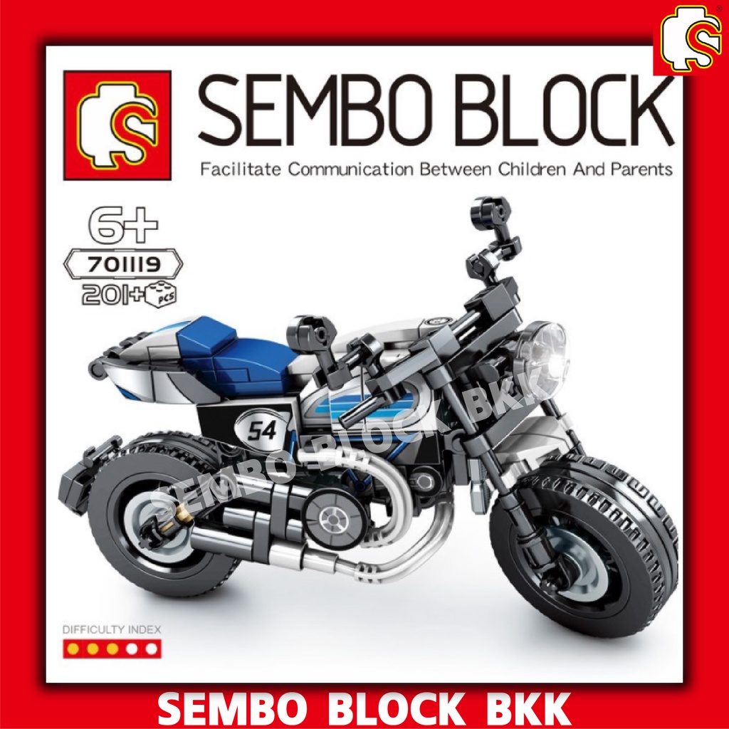 ชุดบล็อคตัวต่อ SEMBO BLOCK ชุดมอเตอร์ไซค์ SD701101-SD701136 หลากหลาย ...
