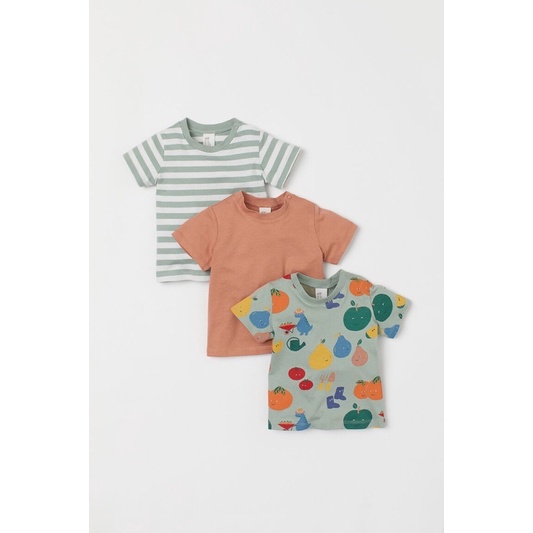 ใหม่ KAOS HNM COTTON JERSEY เสื้อยืดเด็กทารก CHILDREN | Shopee Thailand