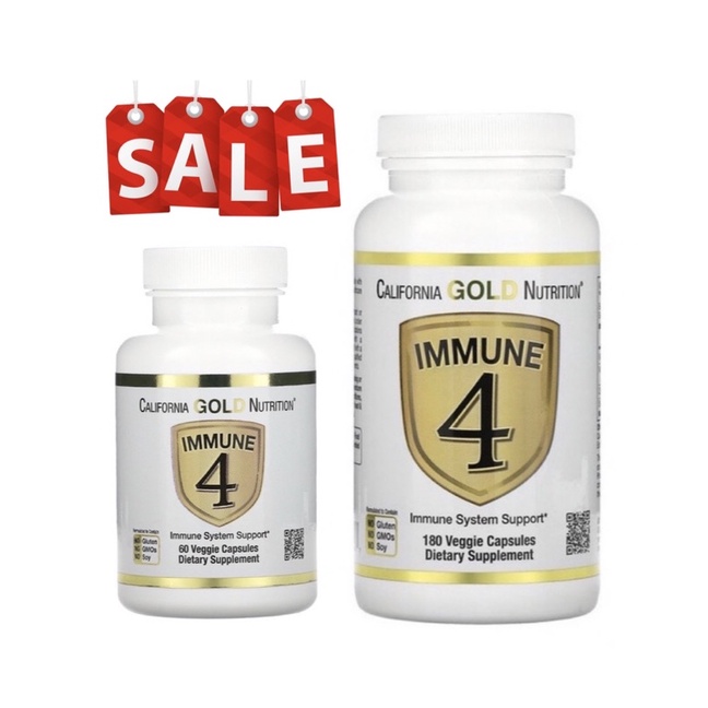 🔥Sale 🔥Immune 4, Immune System Support, California gold nutrition, แท้ ...