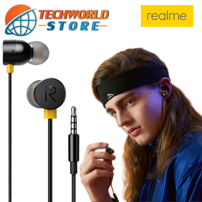 หูฟังสำหรับ Realme Buds 2 In-Ear 3.5มม.แจ็ค พร้อมไมโครโฟน สำหรับรุ่น Realme ทุกรุ่น รับประกัน 1 ...