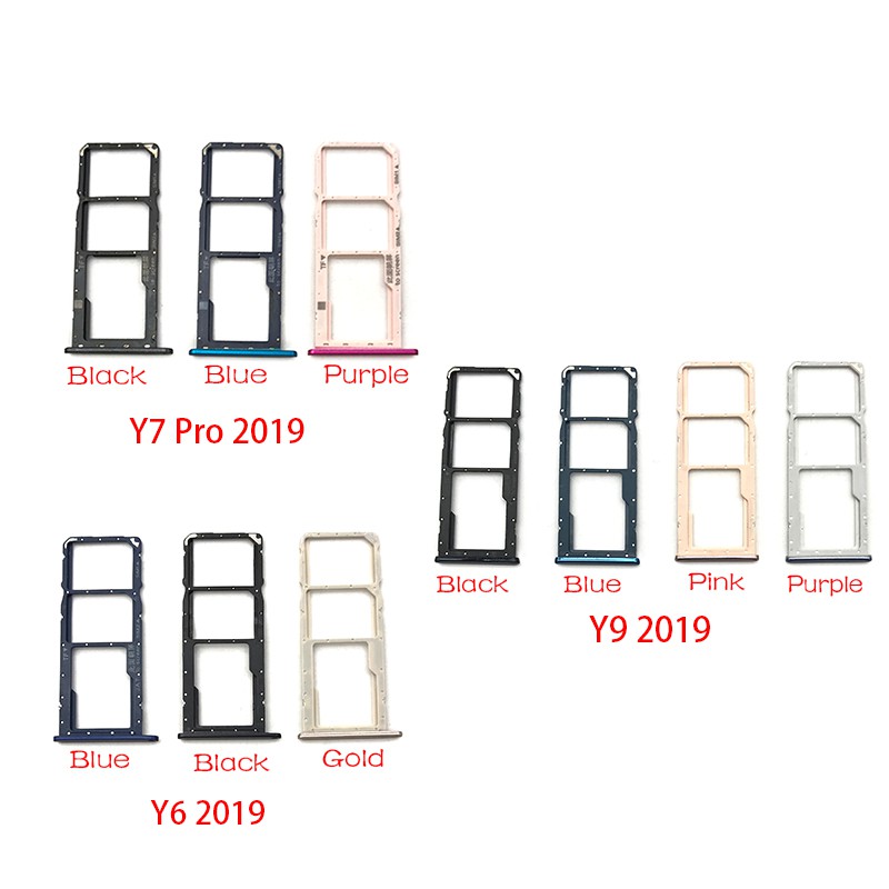 ถาดซิม Huawei Y9 2019 Y7 Pro 2019 Y6 2019 ถาดใส่ซิมการ์ด SIM Tray ...