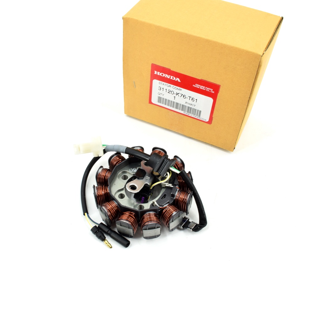 มัดไฟ ขดลวดสเตเตอร์ ดรีม Super cub ปี2018-2019 ไฟกลม (DENSO) แท้ศูนย์ ...