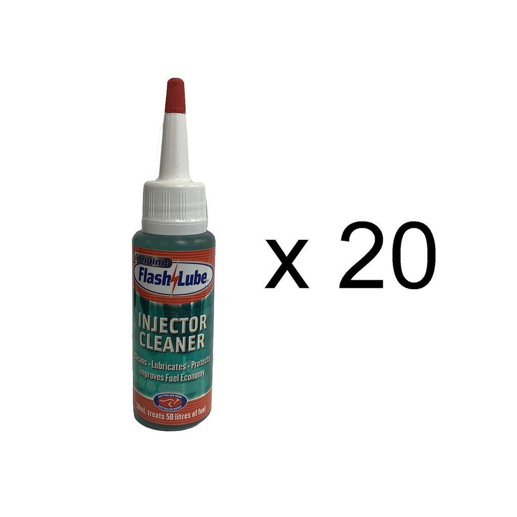 20 ขวด X น้ำยาล้างหัวฉีด Flashlube Injector cleaner สำหรับเครื่องยนต์ ...