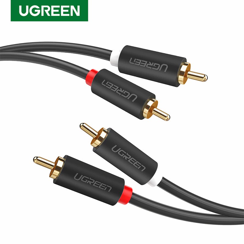Ugreen 2RCA to 2 RCA Male to Male Audio Cable | Shopee Thailand