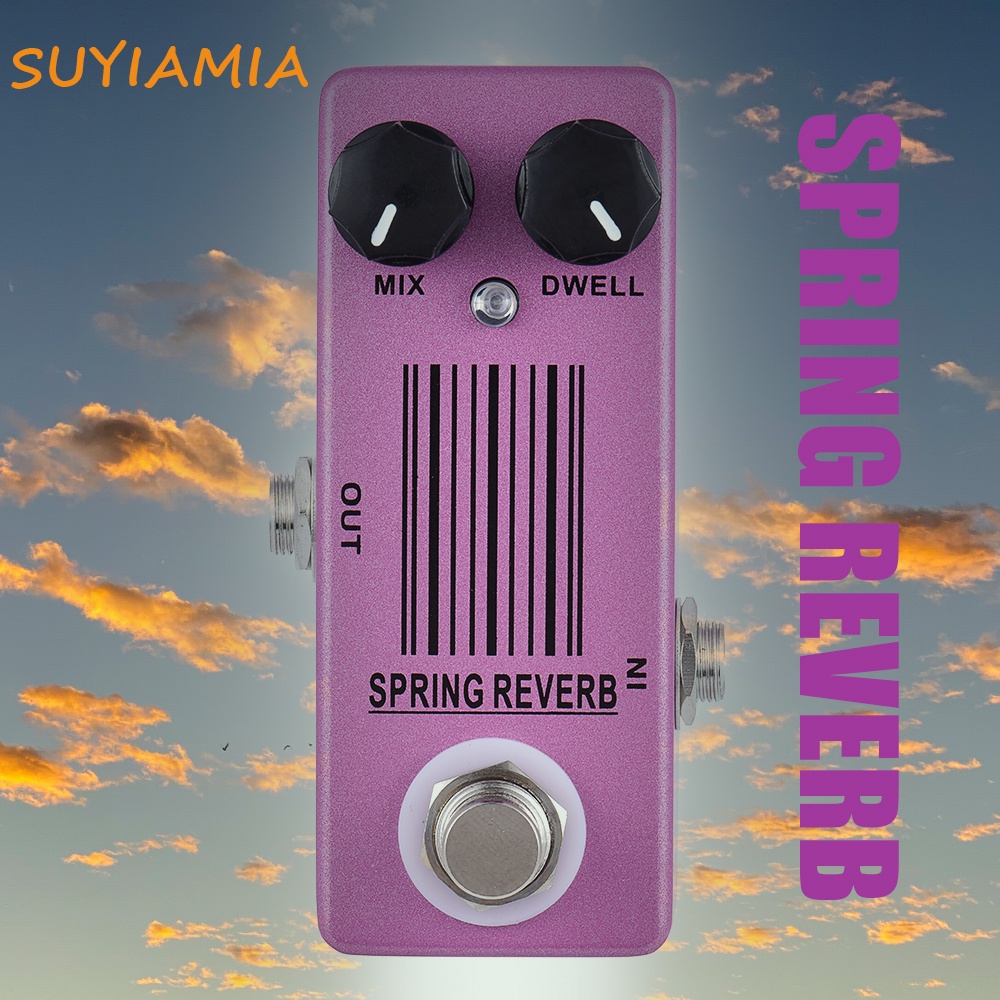 MOSKY Spring Reverb Mini Single Guitar Effect Pedal True Bypass Guitar ...