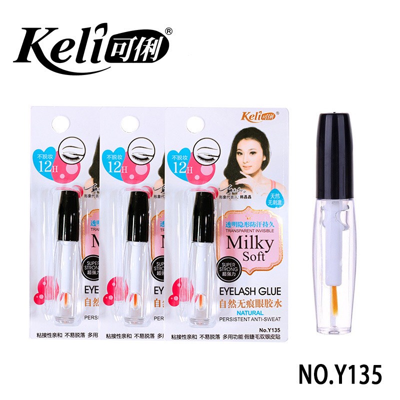 Keli Y135 กาวทำตา 2 ชั้น เจลครีมทำตา 2 ชั้น แถมก้านตัว Y ใช้ง่าย กันน้ำ ...