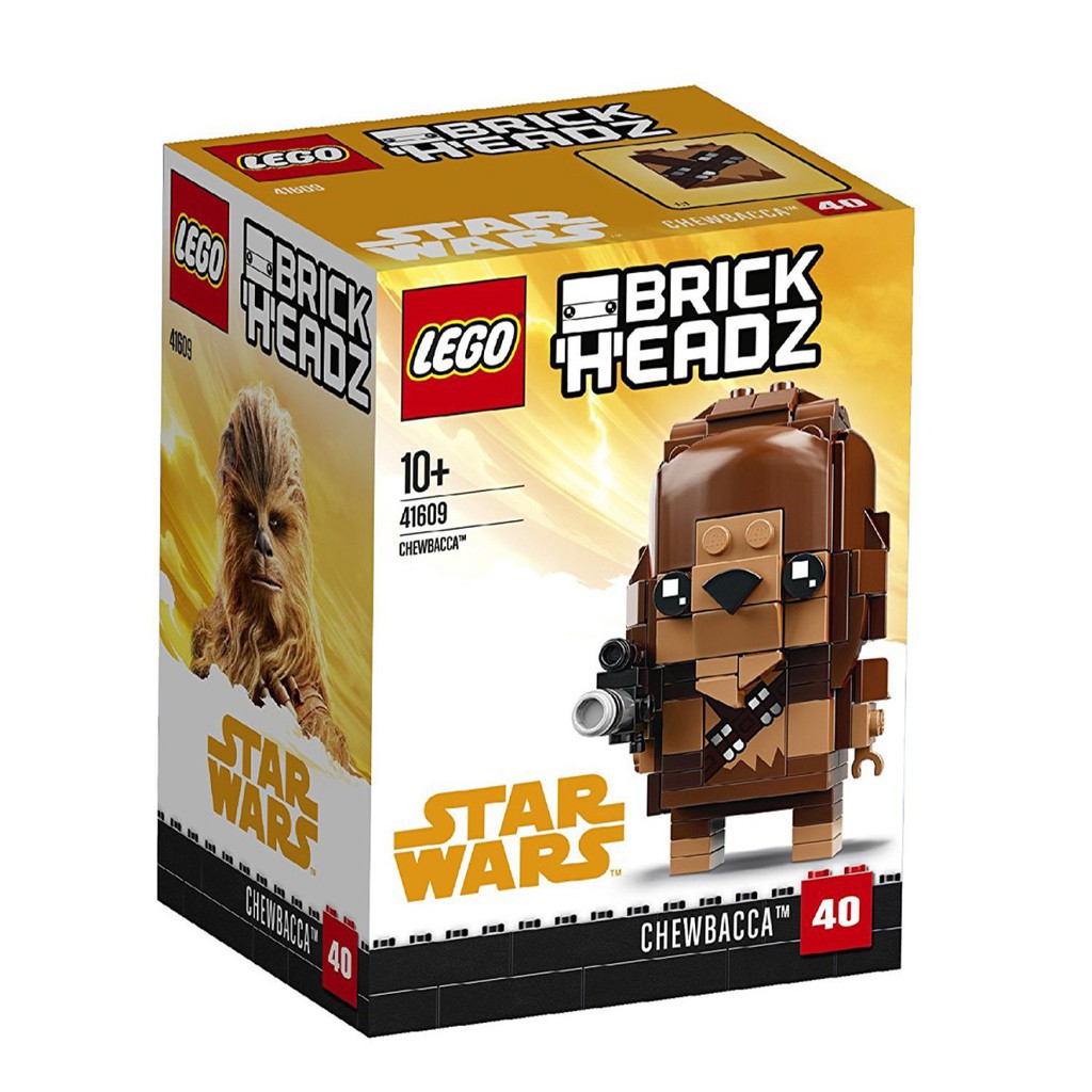 [Blockland] LEGO Brickheadz 41609 Chewbacca เลโก้ ชิวแบคก้า | Shopee ...