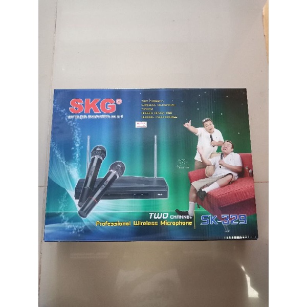 ไมค์ลอยคู่SKG SK-329 | Shopee Thailand