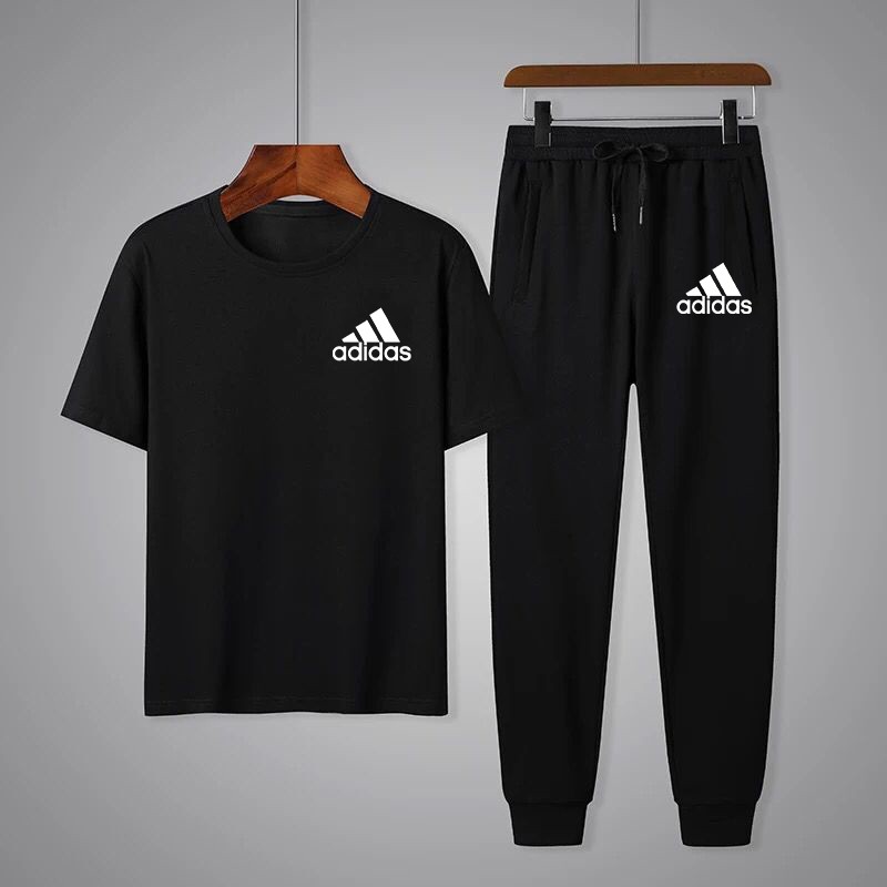 ** BK303+KU303**ชุดเซ็ตเสื้อยืดแขนสั้นสกรีนลาย+กางเกงขาจั๊มทรง ...