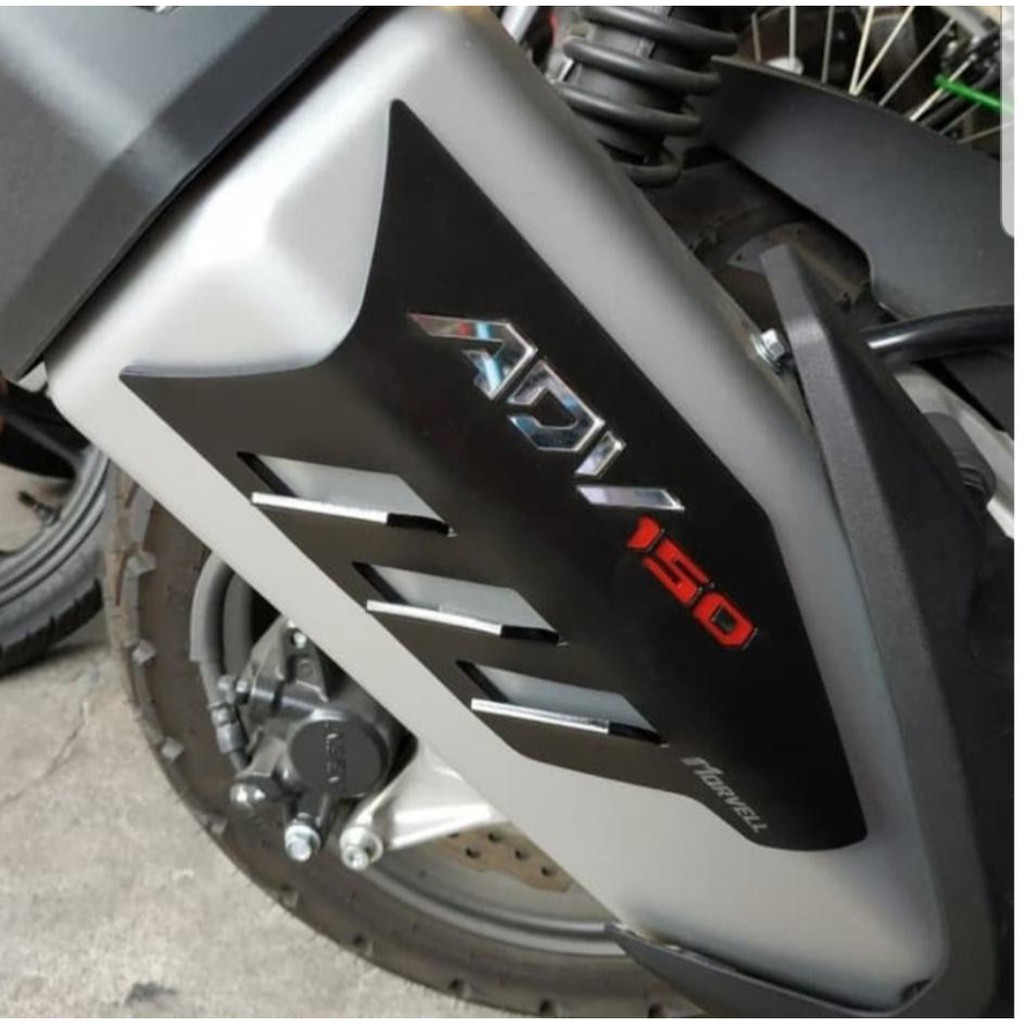 ฝาครอบท่อไอเสีย HONDA ADV 150 ฝาครอบท่อไอเสีย ADV 150 CC MOFFLER COVER ...