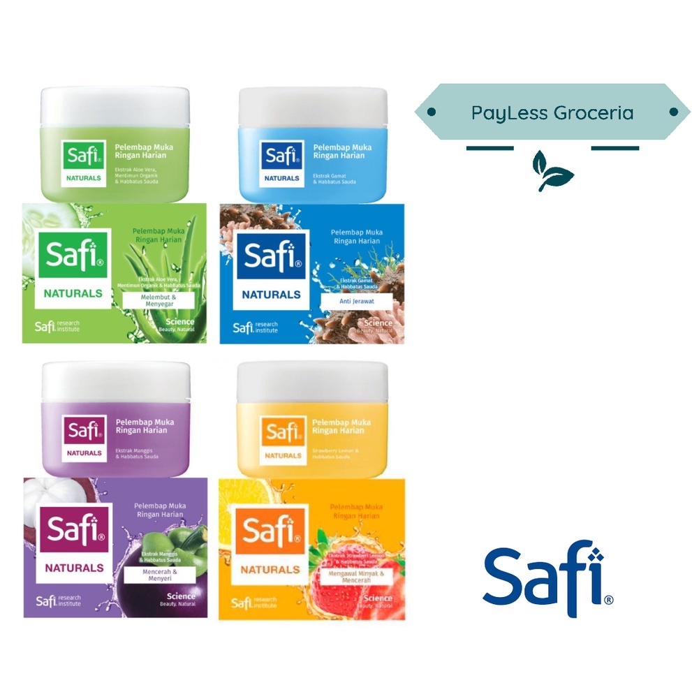 Safi Natural Facial Moisturizing Cream With Aloe Vera / Gamat ...