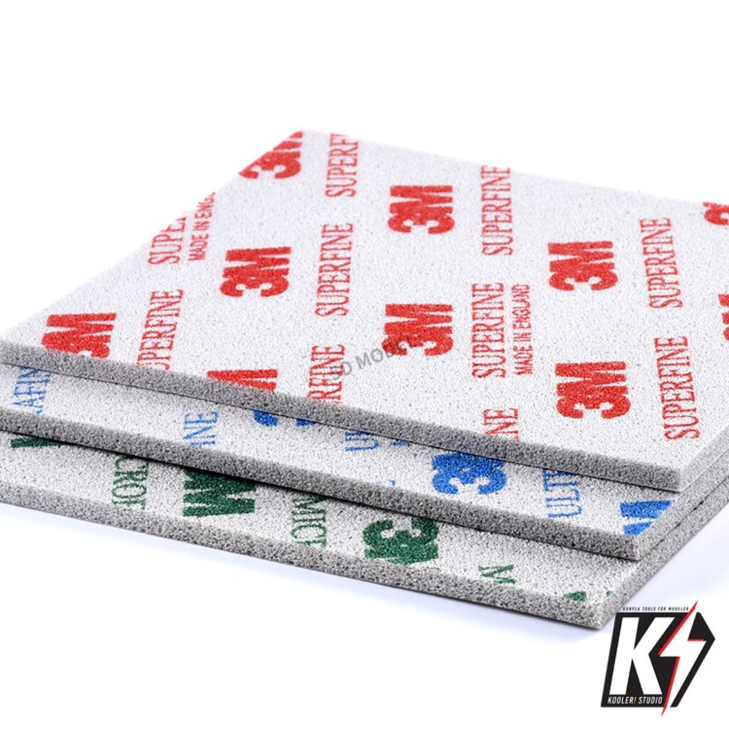 กระดาษทรายฟองน้ำ 3M SUPERFINE ULTRAFINE MICROFINE | Shopee Thailand