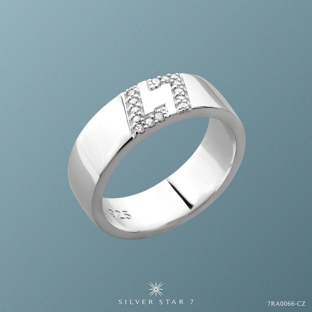 Silver Star 7 - Seven Infinity Collection แหวนเงินแท้ 925 ฝัง CZ ...