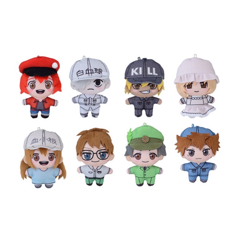 Cells at Work! Petit Plush Mascot (Set of 8) กาชาปอง เซลล์ขยันพันธุ์ ...