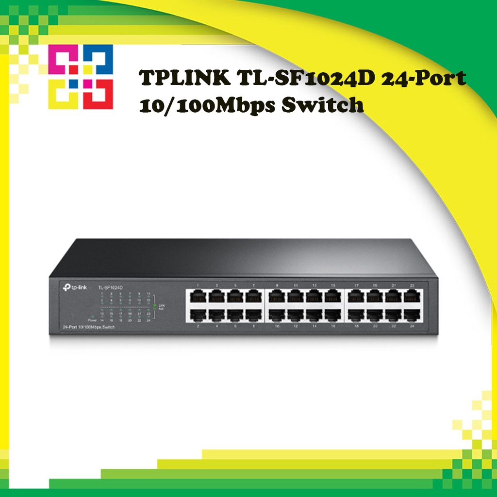 TPLINK TL-SF1024D 24-Port 10/100Mbps Switch | Shopee Thailand