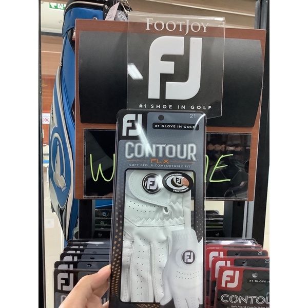 ถุงมือหนังแท้ Footjoy Contour FLX เพิ่ม control with solf feel ...