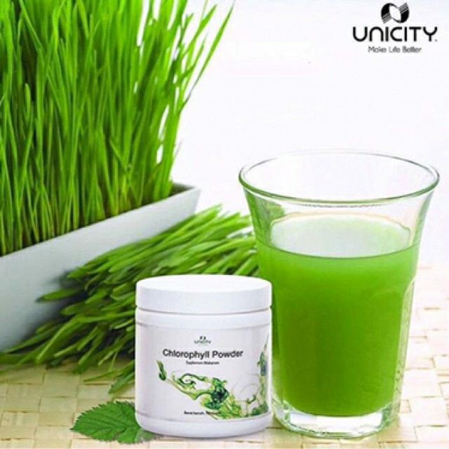 Unicity Chlorophyll Powder คลอโรฟิลล์ ยูนิซิตี้ ล้างสารพิษ (ขนาด 91.64 ...