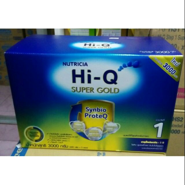 ไฮคิว ซุปเปอร์โกลด์ สูตร 1 Dumex Hi-Q super gold สูตร 1 ขนาด 3000 กรัม หมดอายุ 01-01-2020 ของ ...