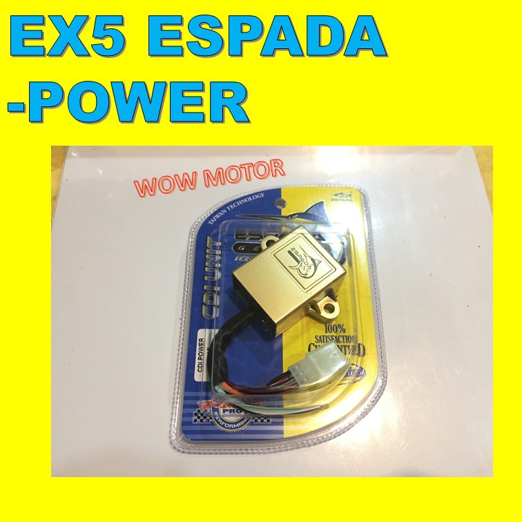 Ex5 RACING CDI UNIT ESPADA POWER RXZ CUTTING EX5 RACING CDI ESPADA EX5 ...