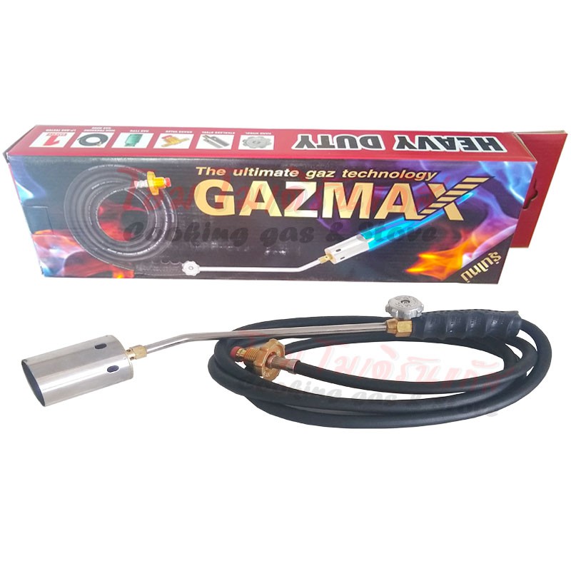Gazmax รุ่นGMGT-20 หัวพ่นไฟ,พ่นหัวหมู,พ่นขาหมู,ต่อกับถังแก๊สLPG | Shopee Thailand