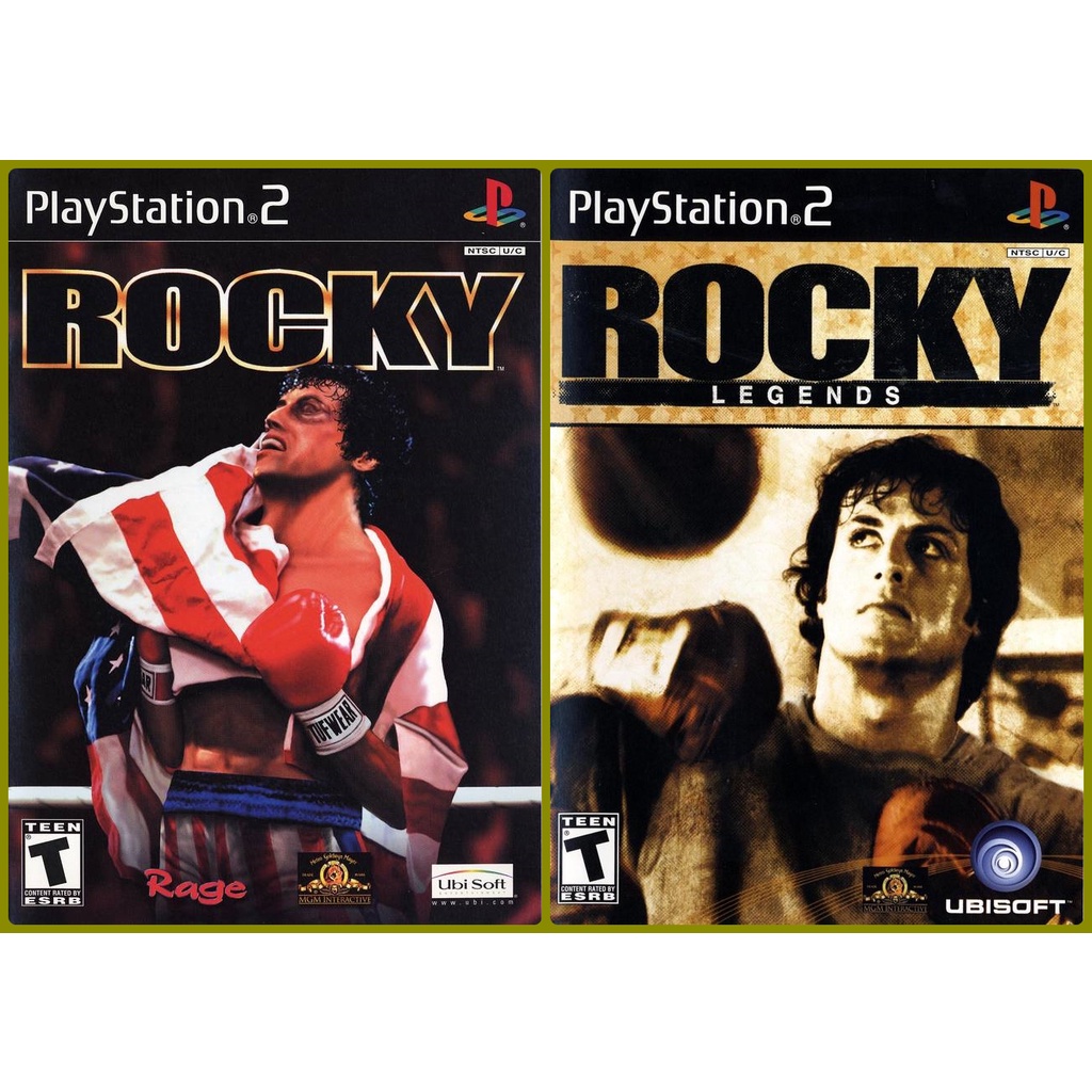 Rocky ร็อคกี้ เกมชกมวยสากล แบบ fight night round แผ่นเกม PS2 | Shopee ...