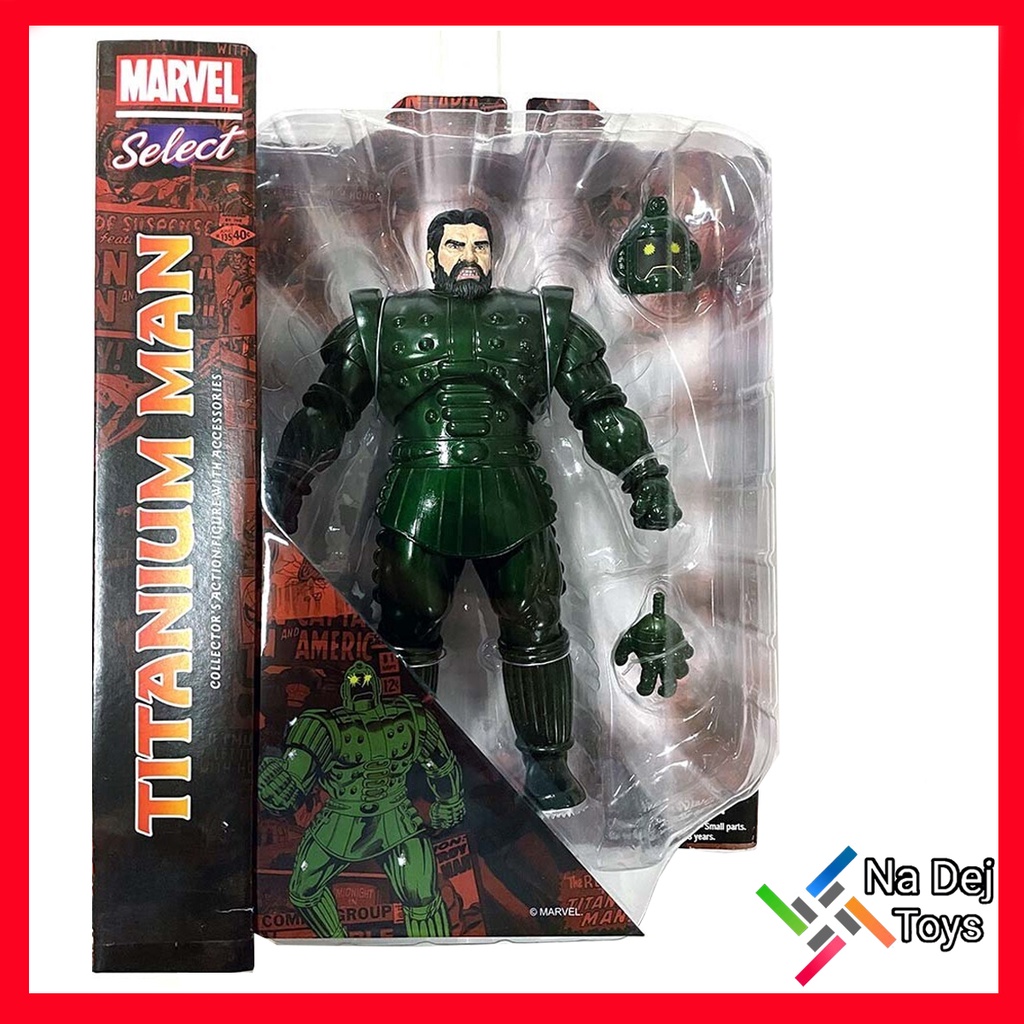 Marvel Select Titanium Man มาเวล ซีเล็คท์ ไทเทเนียม แมน | Shopee Thailand