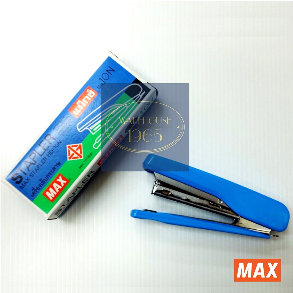 MAX เครื่องเย็บแม็กซ์ เครื่องเย็บกระดาษ งานทั่วไป HD-10N Max Stapler for everyday use | Shopee ...