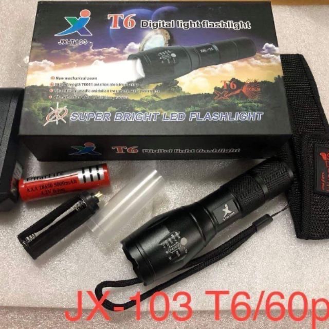 ไฟฉายแรงสูง T6 UltraFire XMLl-T6 JX-103 | Shopee Thailand