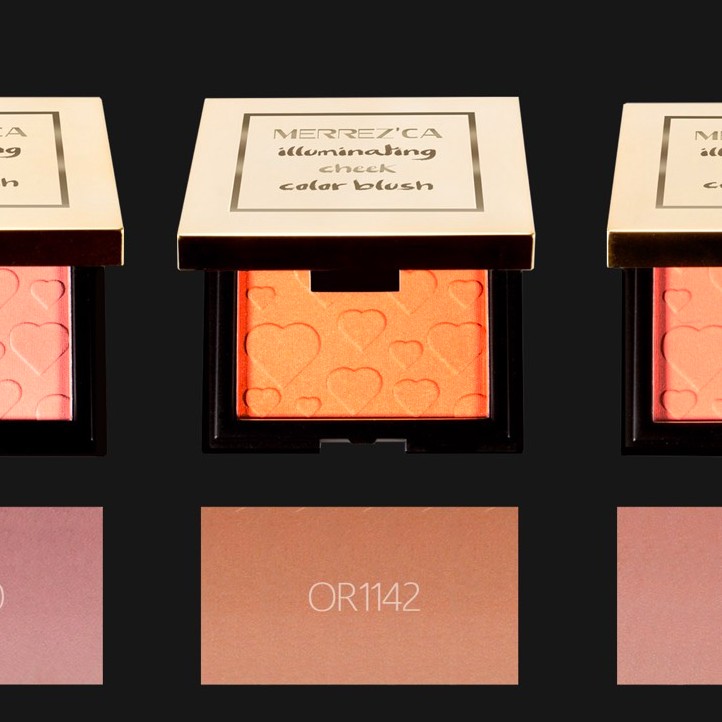 บรัชออนเมอเรสก้า ปัดแก้มหน้าใส Merrezca illuminating cheek blush ...