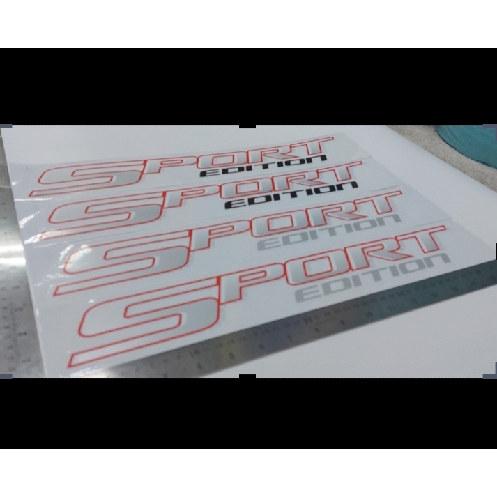 สติ๊กเกอร์แบบดั้งเดิม คำว่า SPORT EDITION สำหรับรถ Mazda BT-50 Pro BT ...