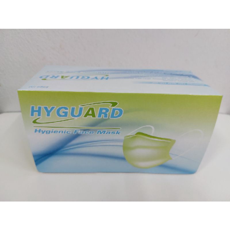 Hyguard face Mask หน้ากากอนามัย 3ชั้น (50ชิ้น/กล่อง) พร้อมส่ง | Shopee ...