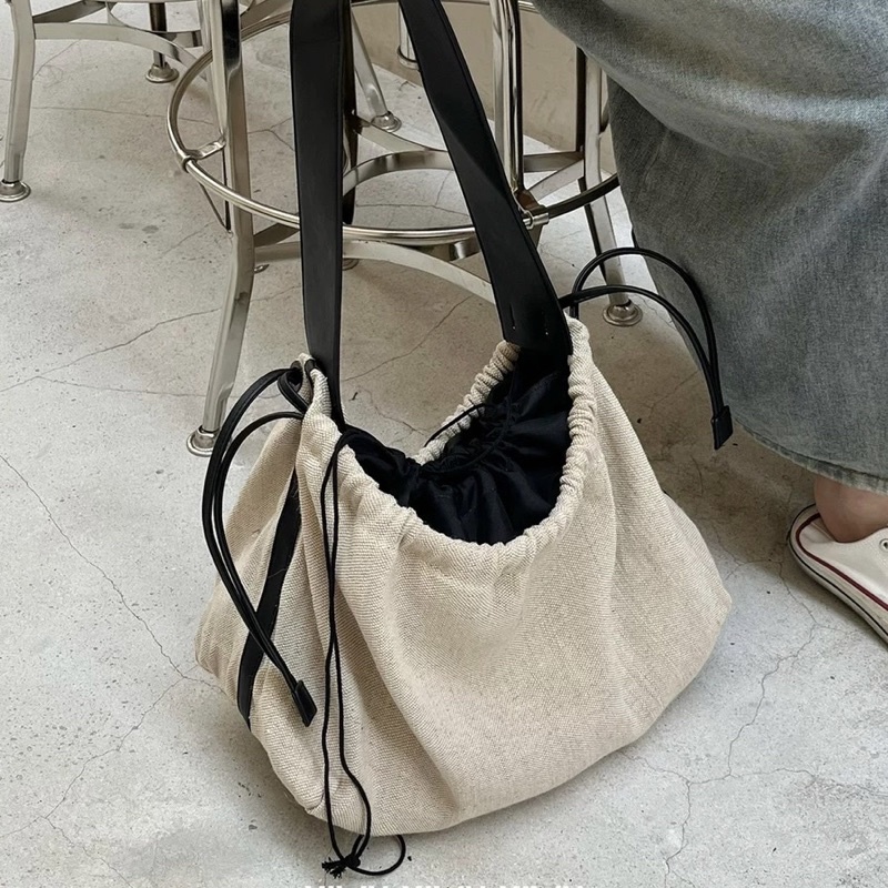 สั่งวันนี้ส่งพรุ่งนี้💖 hongdae bag กระเป๋าสะพาย 2ชั้น premium ผ้าแคนวาส ...