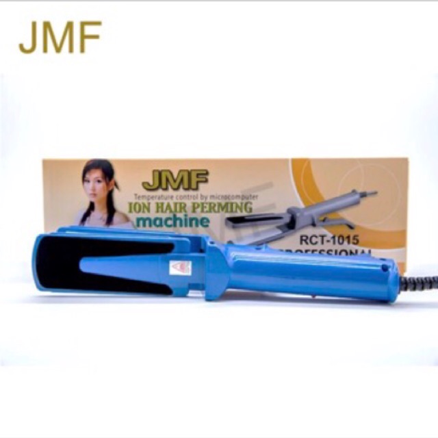 เครื่องหนีบผม หน้ากว้าง JMF ION HAIR PERMING MACHINE รุ่น RCT-1015 สีน้ำเงิน | Shopee Thailand