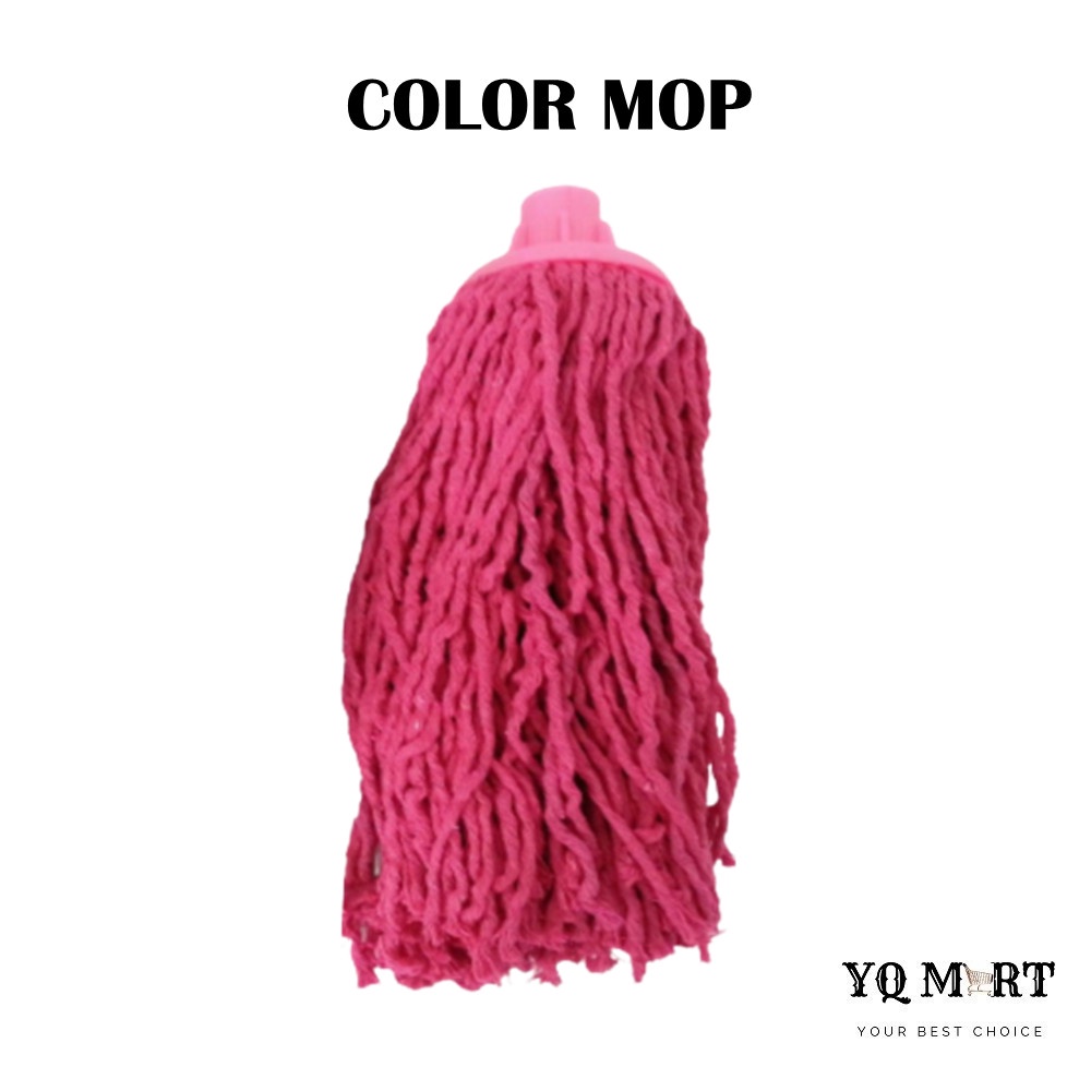 หัวม็อบสีสุ่ม/kepala Mop Lantai/ หัวม็อบ/ม็อบดูดซับซุปเปอร์ | Shopee ...
