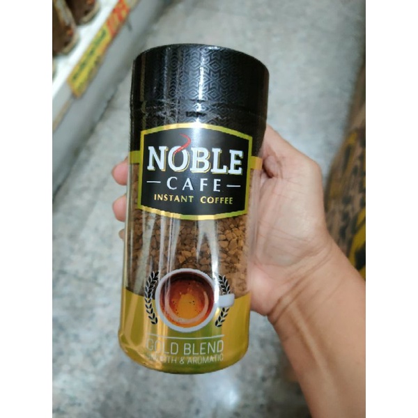 กาแฟสำเร็จรูป โนเบิ้ล คาเฟ่ โกล์ดเบล์น Noble cafe Gold Blend 100g.{keto ...