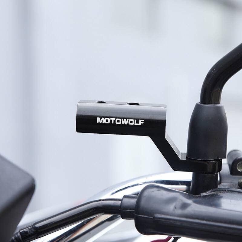 Motowolf Motorcycle Parts บาร์เสริมสั้น อลูมิเนียมเเท้ สำหรับติดก้าน ...