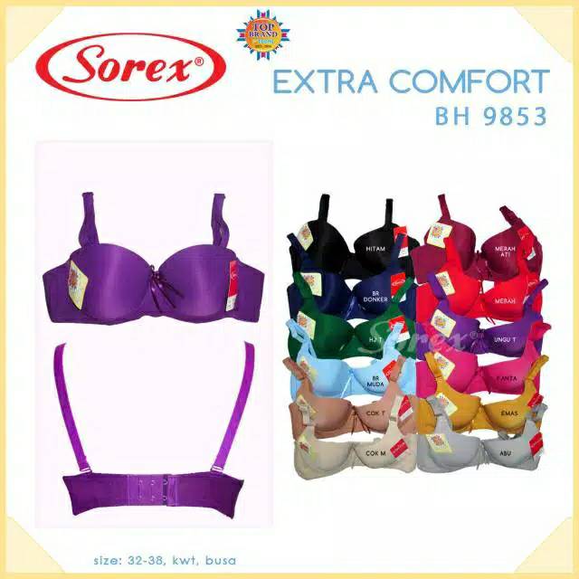 Sorex BH // SOREX WOMEN& 39;S BRA TYPE 9853 HALF CUP | Shopee Thailand